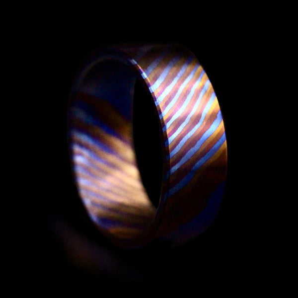 Damascus Steel Rings – Tagged "Damascus steel ring" – Thornhill Jewellery